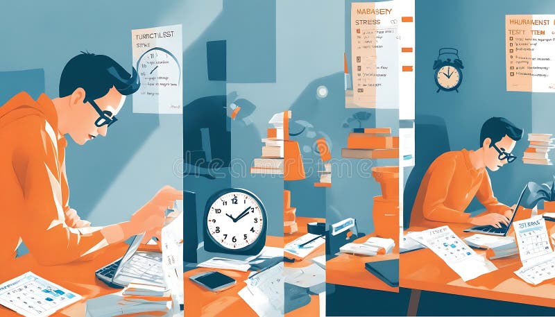 Young Professional Facing Stress and Time Management Challenges at Work ...