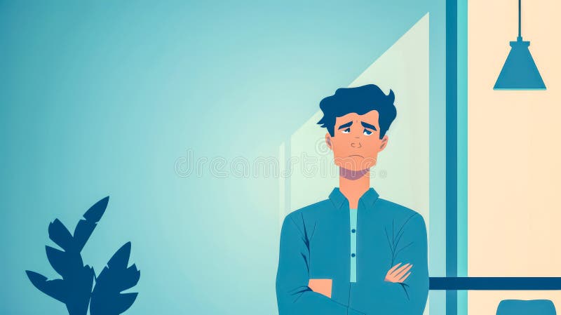 Young Professional Feeling Anxious and Stressed at Work Stock Image ...