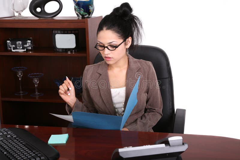 Young Professional at Work stock photo. Image of writing - 6672236