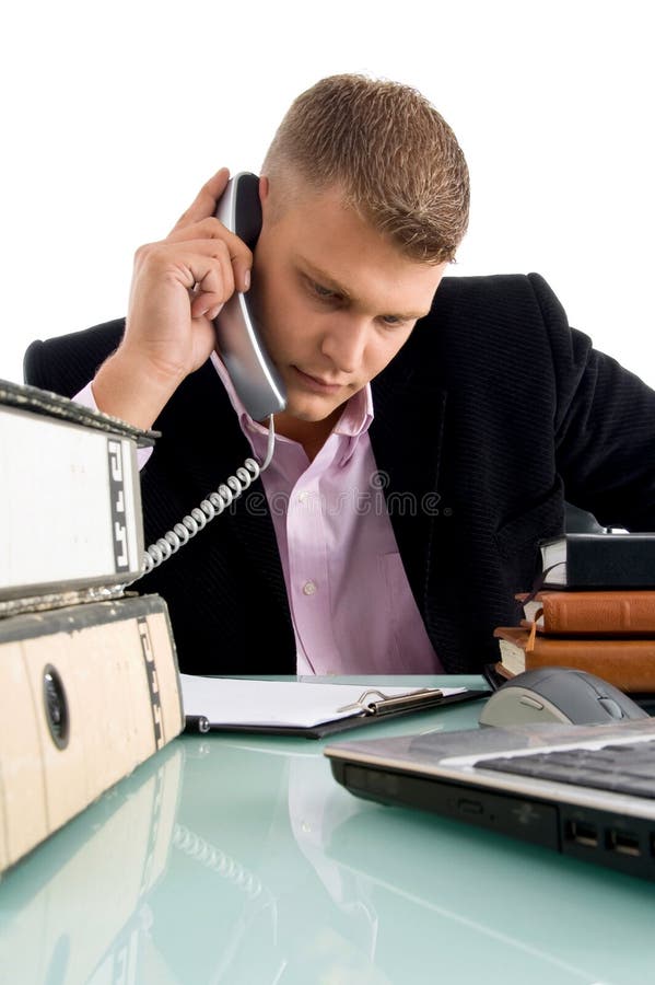 Young professional at work stock image. Image of person - 7420063