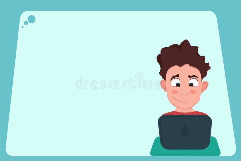 Young Programmer Man Character Coding On Notebook Stock Vector Illustration Of Laptop Geek