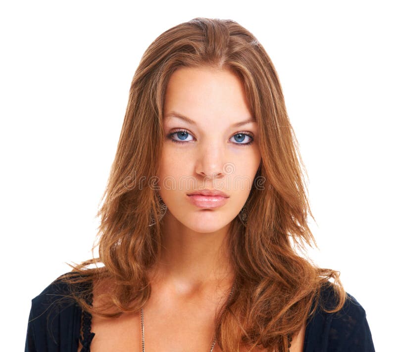 Young, Proud and Opinionated. Isolated Portrait of a Serious Young ... Young, Proud and Opinionated. Isolated Portrait of a Serious Young ...