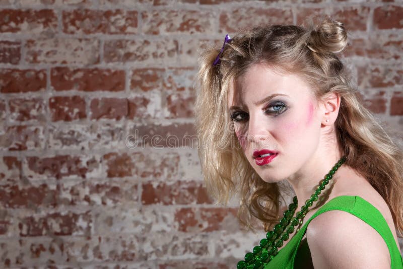 Young Punk Rocker stock image. Image of female, alone - 14857647