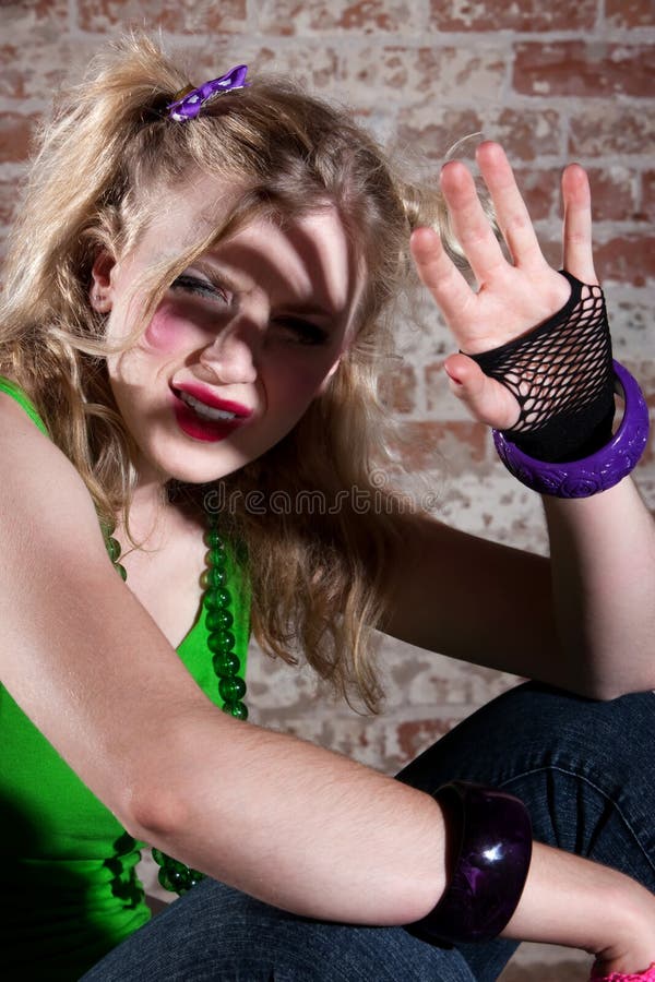 Young Punk Rocker stock photo. Image of blonde, pretty - 14942968
