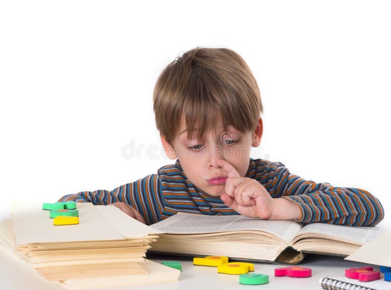 Young Pupil Learning and Having Fun Stock Image - Image of people ...