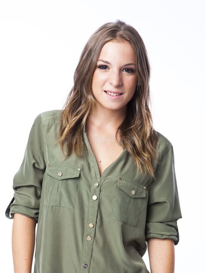 Real woman stock image. Image of caucasian, cute, joyful - 34232729