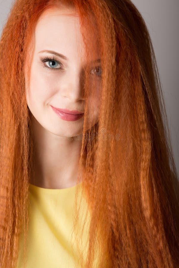 Young red-haired woman stock photo. Image of growth, person - 88388998