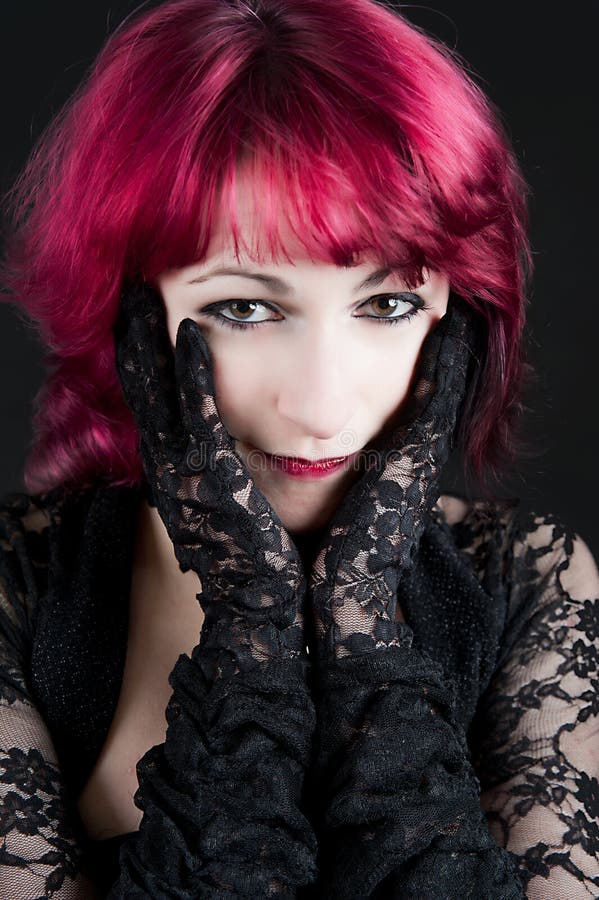 Young Redhead Seductive Girl Stock Image Image Of Female Background