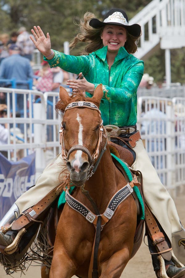 Young Rodeo Queen - Sisters, Oregon Rodeo 2011 Editorial Stock Image ...