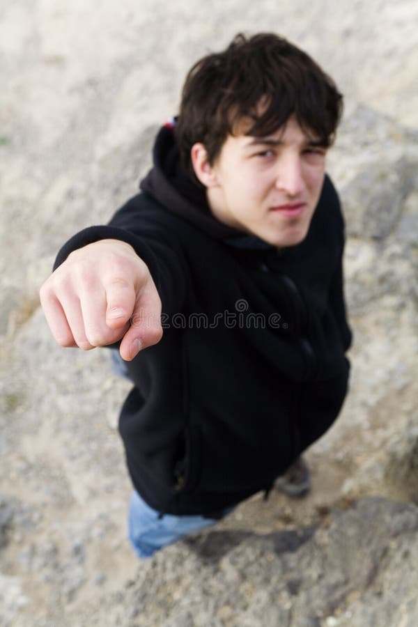 Young rogue stock photo. Image of protest, pushing, person - 2127464