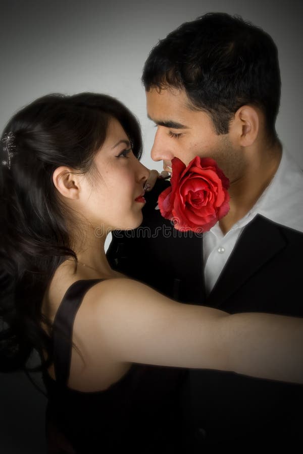 Young Romantic Couple Dancing Stock Image - Image of lovers, pretty ...