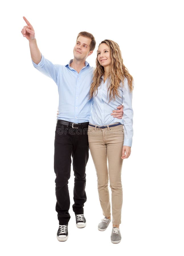 Happy Couple Back To Back stock image. Image of couple - 39865173