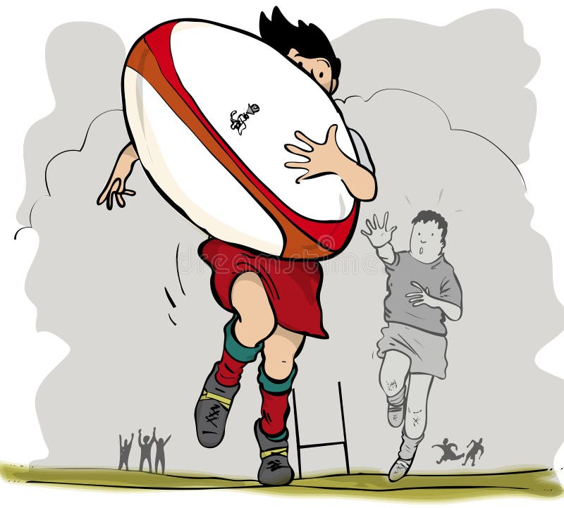 Rugby Try Stock Illustrations – 245 Rugby Try Stock Illustrations ...