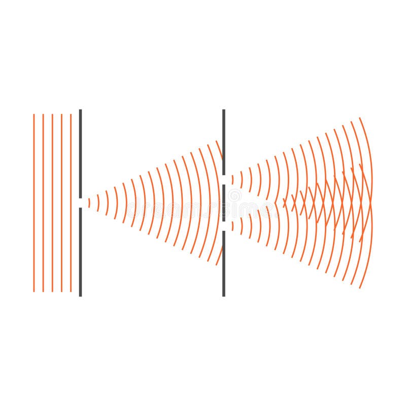 Interference stock vector. Illustration of direction - 127136475