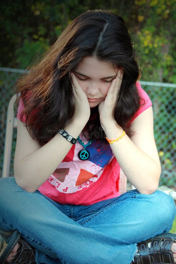 Young sad woman peace stock photo. Image of feel, alone - 16396476