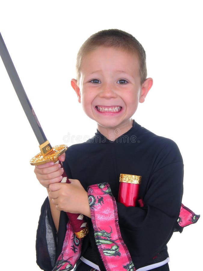 Young samurai Two stock image. Image of sports, kata, japan - 356099