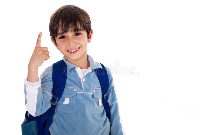 High School Student Thumbs Up Hand Sign Stock Image - Image of ...