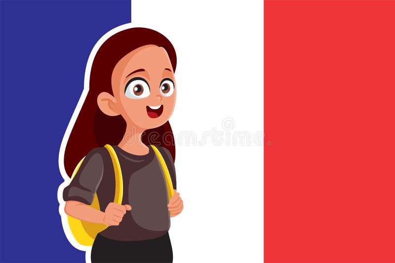 Student Girl Writing at Her Desk in School Vector Cartoon Stock Vector ... Student Girl Writing at Her Desk in School Vector Cartoon Stock Vector ...