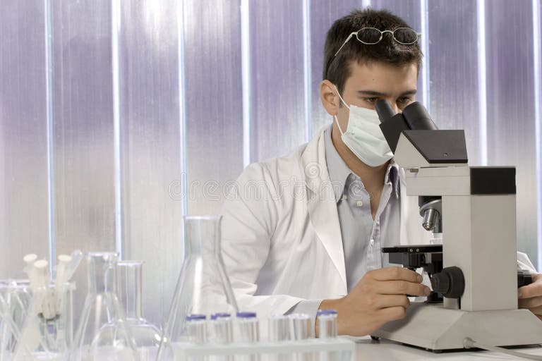 Young Scientist Discovering Something Stock Photo - Image of ...