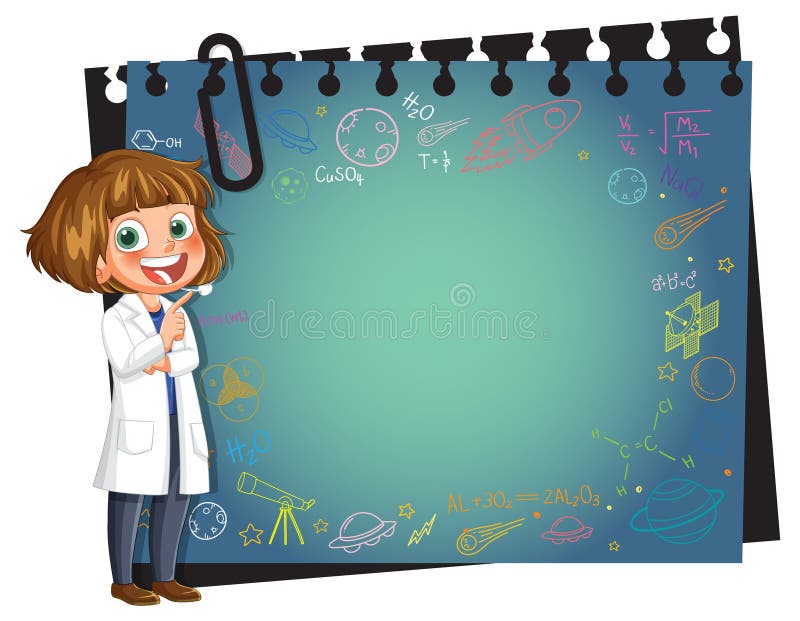 Young Scientist Exploring Space Stock Vector - Illustration of ...
