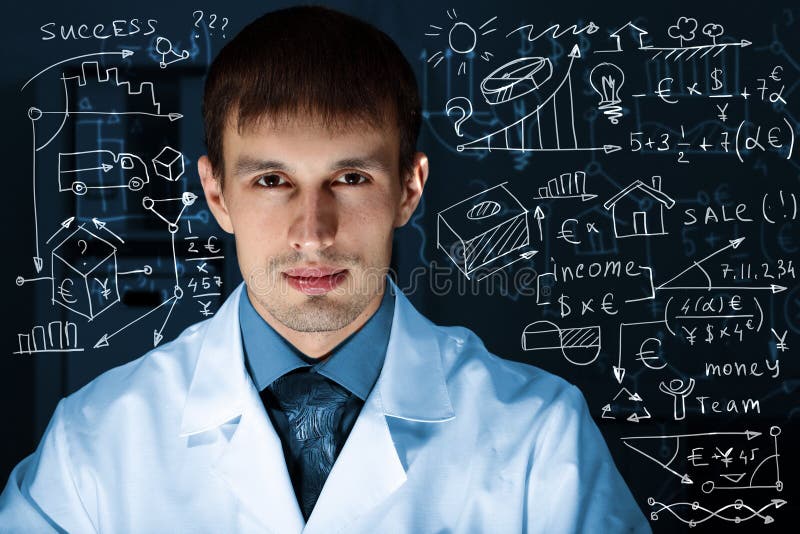 Young Scientist in Laboratory Stock Photo - Image of medicine, busy ...