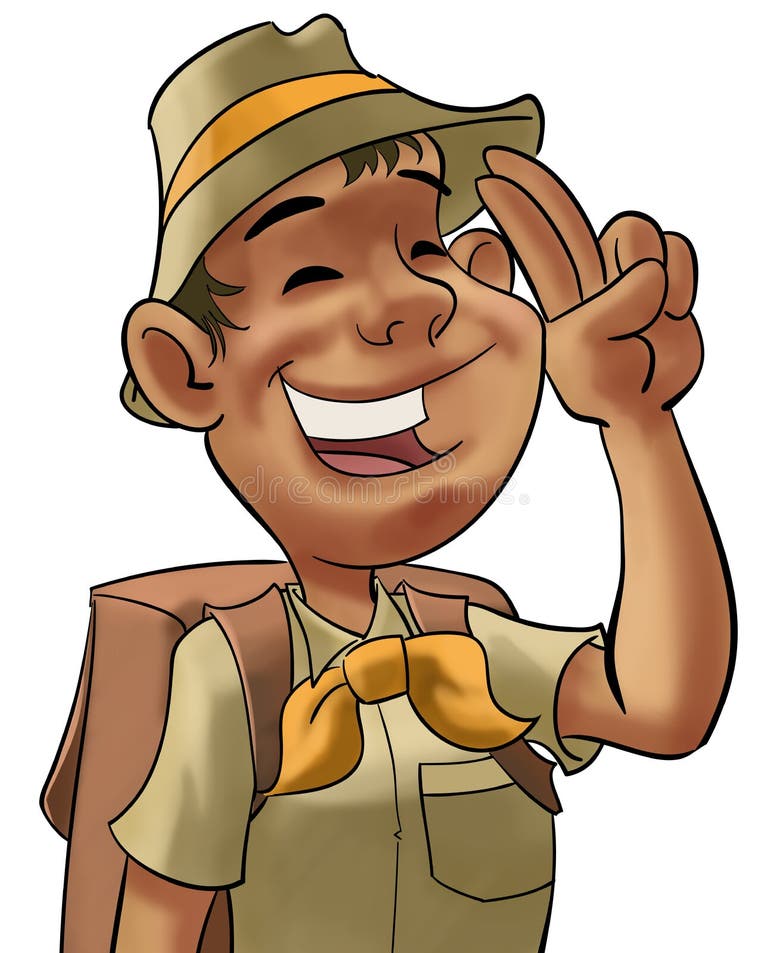 Happy Young Scout Stock Illustrations – 2,024 Happy Young Scout Stock ...