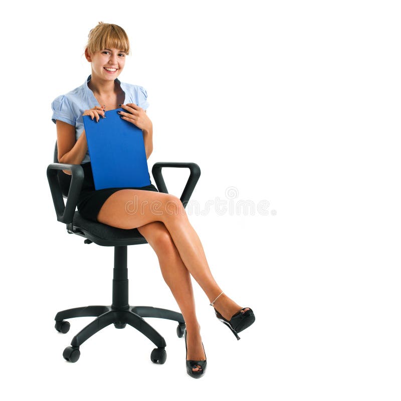 Young secretary stock photo. Image of businesswoman, sitting - 23754062