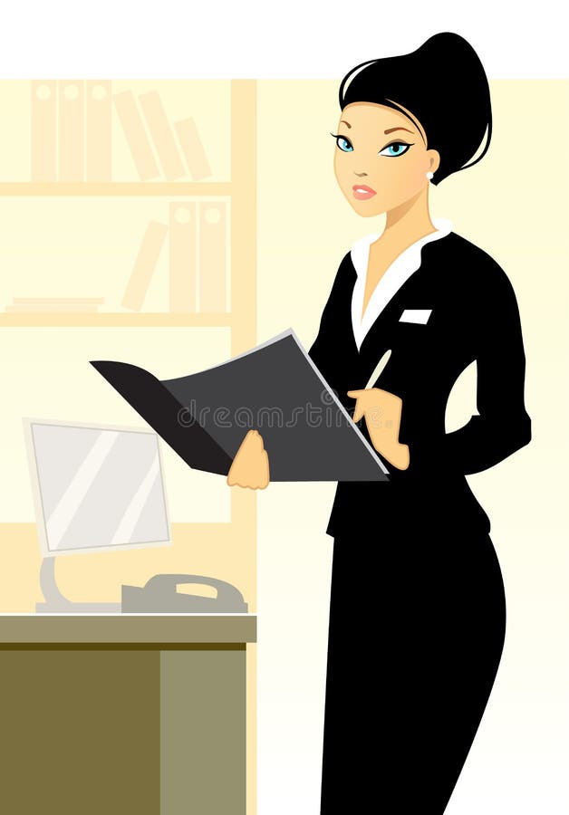 Super Secretary Clipart