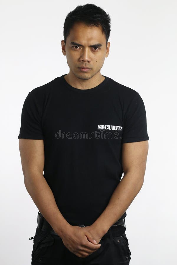 Security Officer Standing In An Airport Stock Photo - Image of officer ...