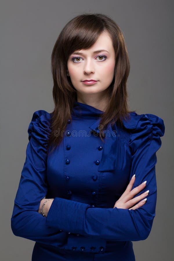 Young Sensuality Beautiful Woman Portrait Stock Image - Image of cute ...