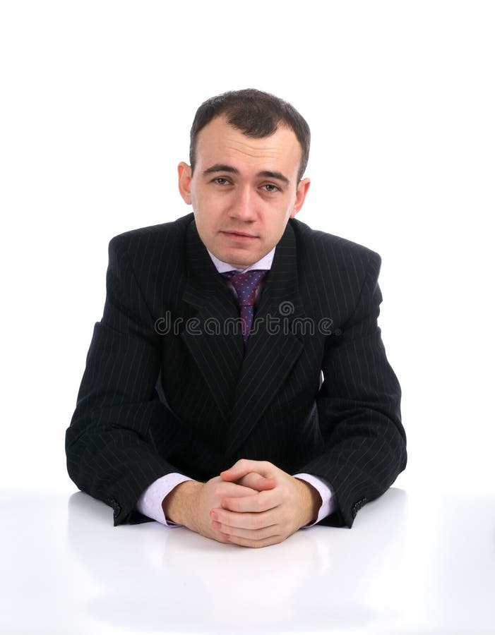 Young serious businessman stock photo. Image of human - 12461138