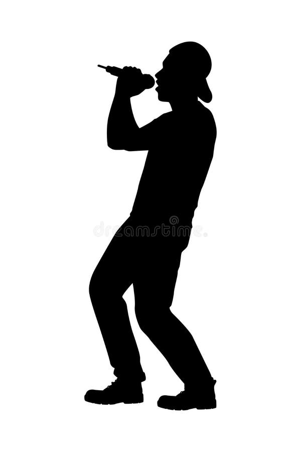 Young Single Silhouette Vector Stock Vector - Illustration of person ...