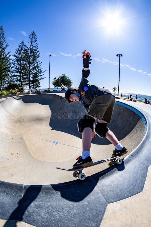 Young Skateboarder at Alex Skate Park Editorial Photography - Image of ...