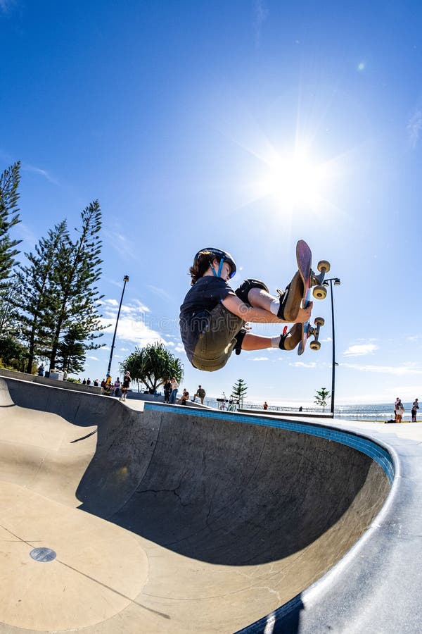 Young Skateboarder at Alex Skate Park Editorial Photo - Image of ...