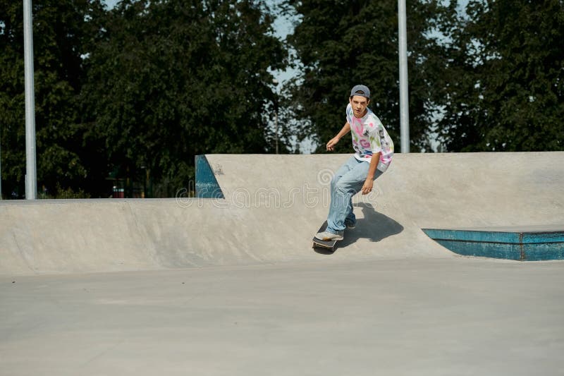 A Young Skater Boy Fearlessly Rides Stock Image - Image of balance ... A Young Skater Boy Fearlessly Rides Stock Image - Image of balance ...
