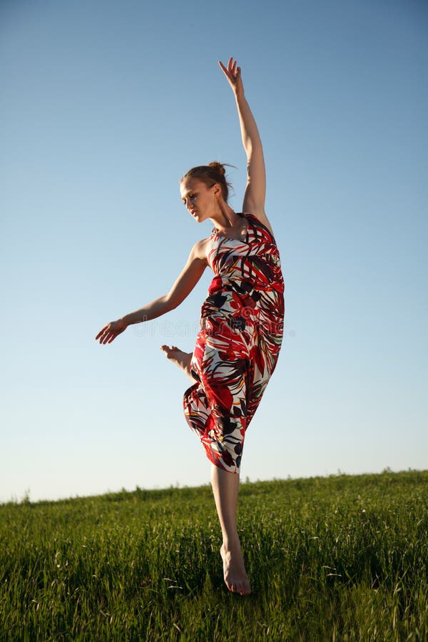 Jumping beauty stock photo. Image of female, imagination - 29749366