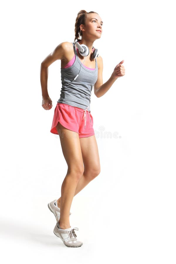 Woman Running stock image. Image of woman, girl, healthy - 4078451