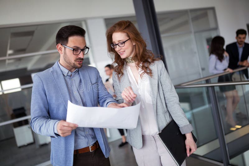 Young Smart Business People Meeting in Business Office Stock Photo ...