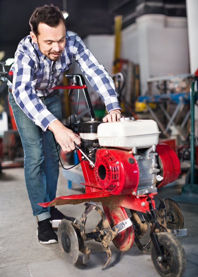 Young Smiling Guy Gas Plow Stock Photos - Free & Royalty-Free Stock ...