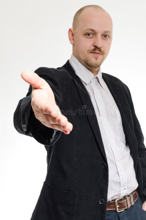 Man handshake stock image. Image of hand, handsome, employment - 30285031
