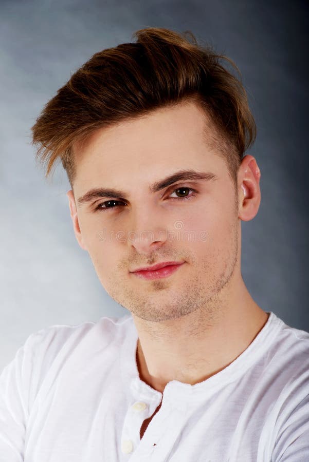 Young smiling man. stock image. Image of adult, isolated - 58887725