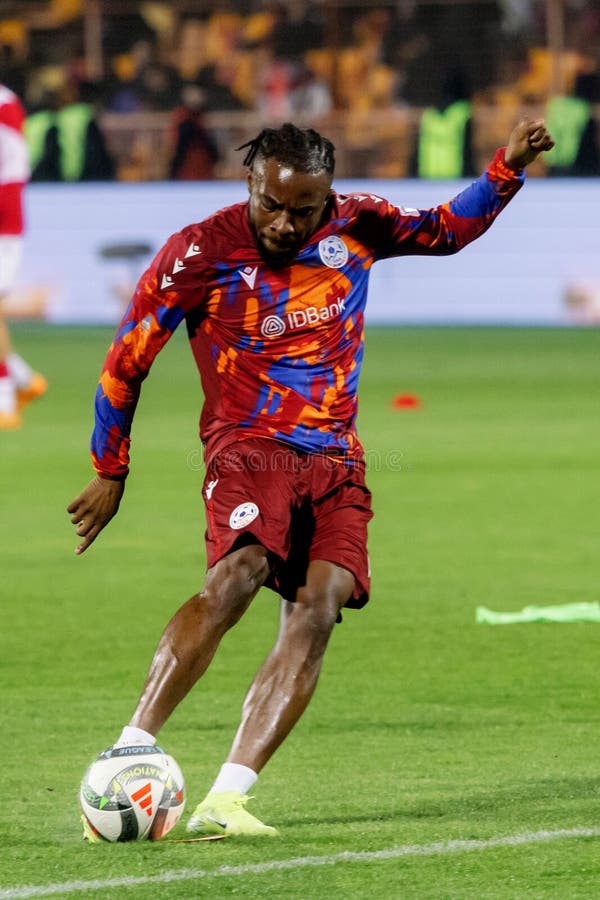Young Soccer Player is Hitting the Goal Editorial Photography - Image ...