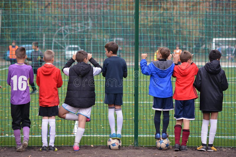 Young Soccer Support Their Team Editorial Photo - Image of back, sport ...