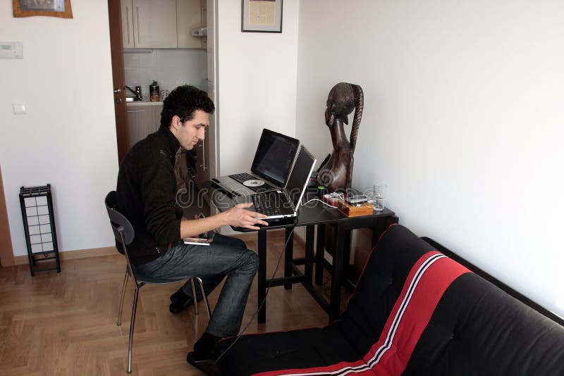 Young software engineer stock image. Image of keyboard - 1897659