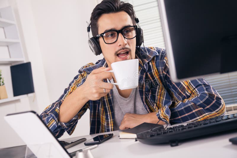 Young software engineer stock photo. Image of small, male - 41329240