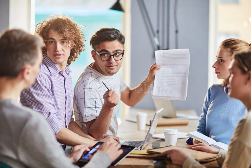 Pointing out stock photo. Image of profession, corporate - 120274190