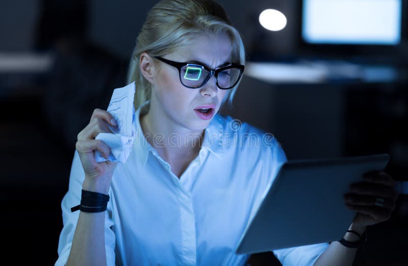 Young it Specialist Working on the Project in the Office Stock Photo ...