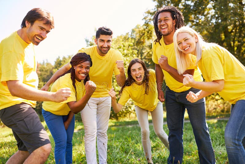Young Start-up People in the Team Building Workshop Stock Photo - Image ...