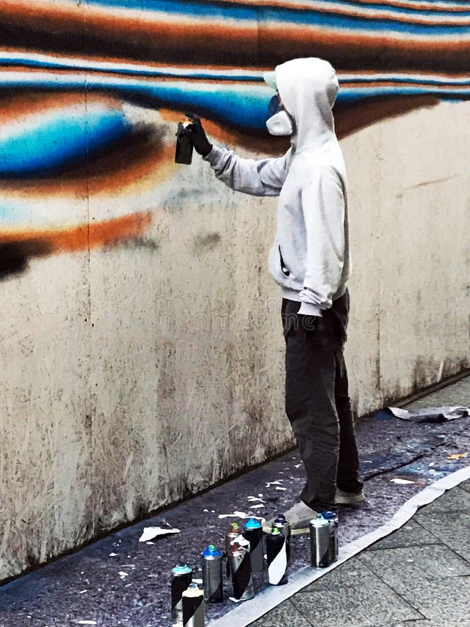 Young man street singer editorial stock image. Image of multi - 53669094