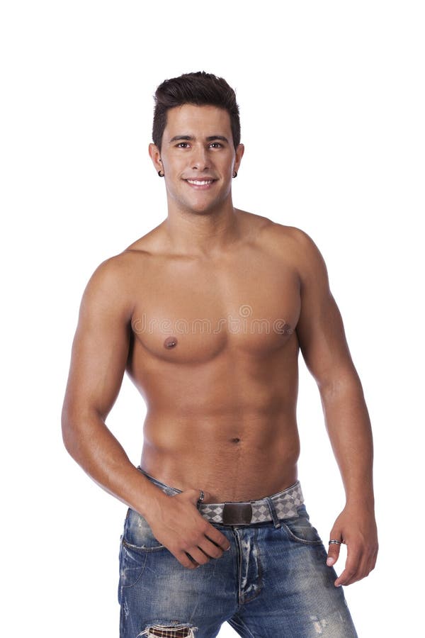 Young strong man stock image. Image of model, handsome - 21607985